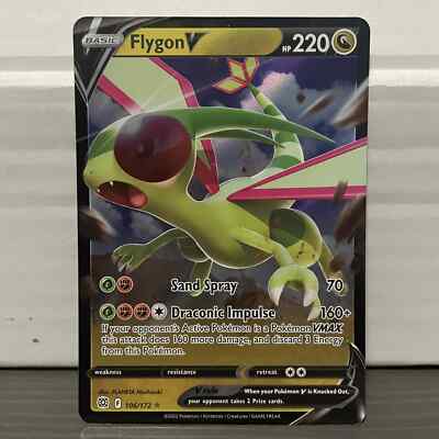 FLYGON V 106/172 HOLO BRILLIANT STARS POKEMON CARD NM | eBay