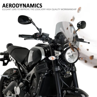 For Yamaha XSR700 XSR900 2016-2021 Motorcycle Sport Screen Windshield ...