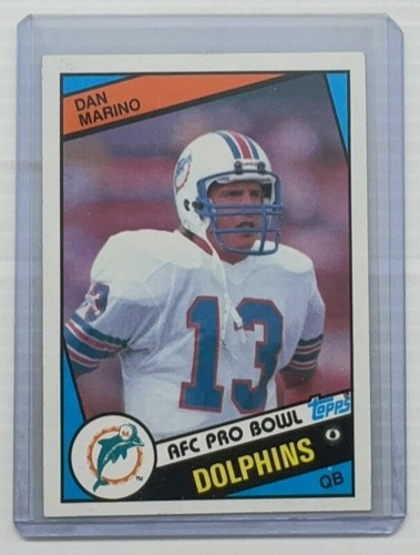 1984 Topps Dan Marino Rookie Card RC #123 Miami Dolphins | eBay