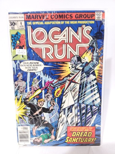 Logan's Run #4 VF Marvel Comics Group 30c Dread Sanctuary Comic Book | eBay