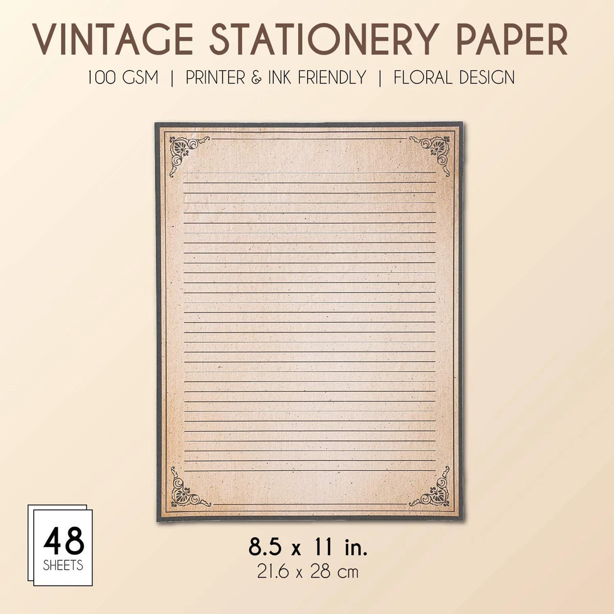 Vintage Lined Paper