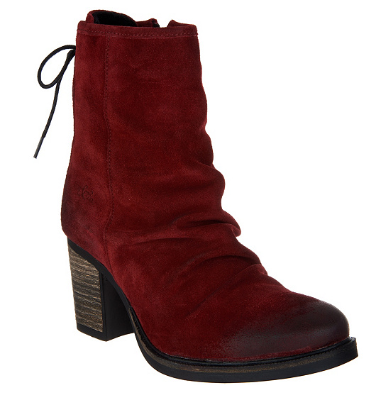 Bos. & Co. Water Resistant Suede Ankle Boots Scarlet Barlow EU42 US 10. ...