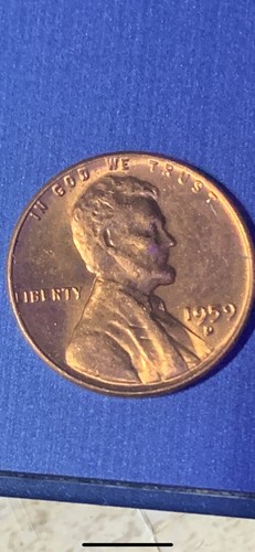 1 Of A Kind 1959 D Lincoln penny error “I "Iberty Miss strick "S"Rare ...