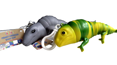 2 Imagine Fidget Crawler Back Clip/Keychain Iguana | eBay