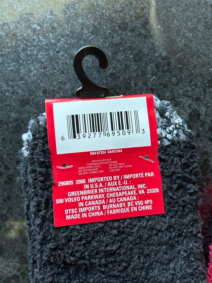 Set Of 2 Pair Of Snugadoo Chaussettes Adult One Size Fits All Super ...