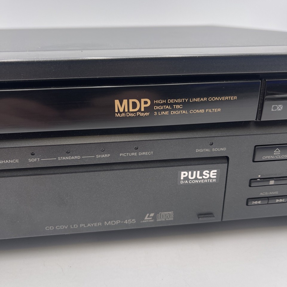 Sony MDP-455 CD CDV LD LaserDisc AV Laser Player (D015) | eBay