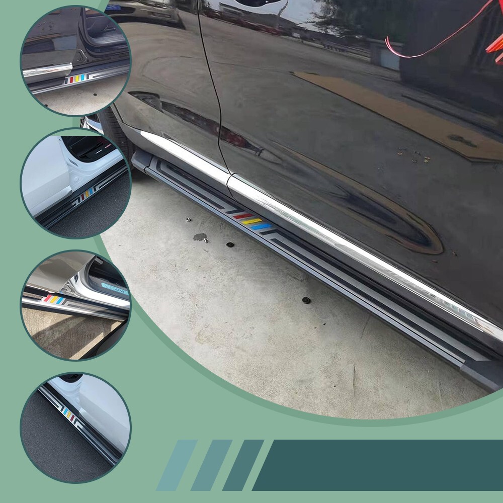 2Pcs Fixed Running Board Side Step Nerf Bar Pedal Fits for KIA Niro ...