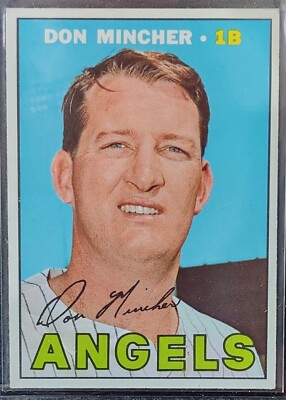 1967 Topps Baseball Don Mincher #312 Los Angeles Angels NMT | eBay
