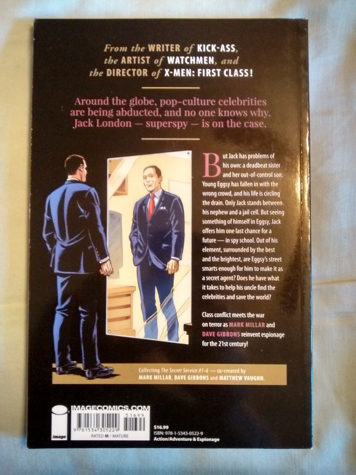 KINGSMAN: V. 1: The SECRET SERVICE- Mark Millar & Dave Gibbons, '18 2nd ...