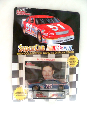 NASCAR #75 Butch Miller 1992 Racing Champions 1:64 Diecast Car Dark ...
