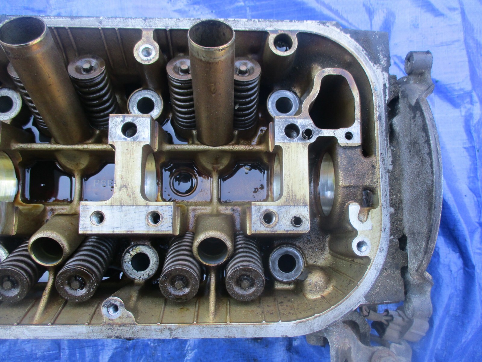 2001 Acura MDX J35A3 left bare cylinder head assembly OEM engine motor ...