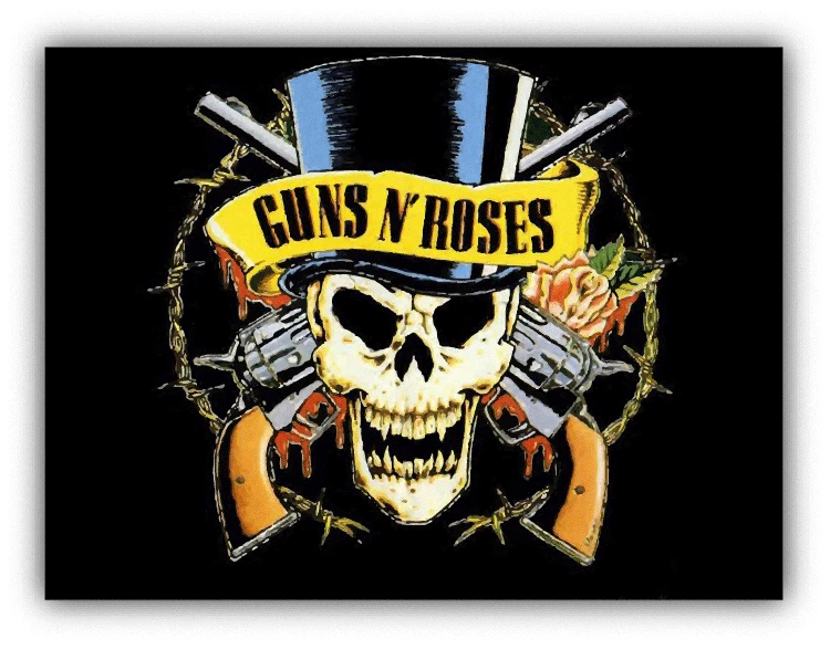 Guns N Roses Skull Logo