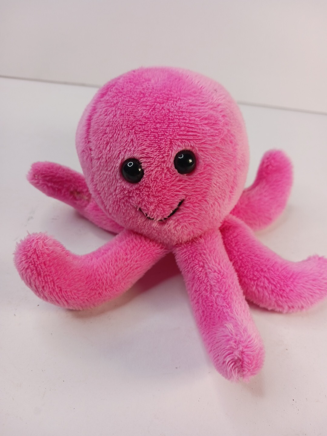 Pink Plush Octopus Mini Dashboard Sitter Shelf Sitter 5"x3" Adventure ...