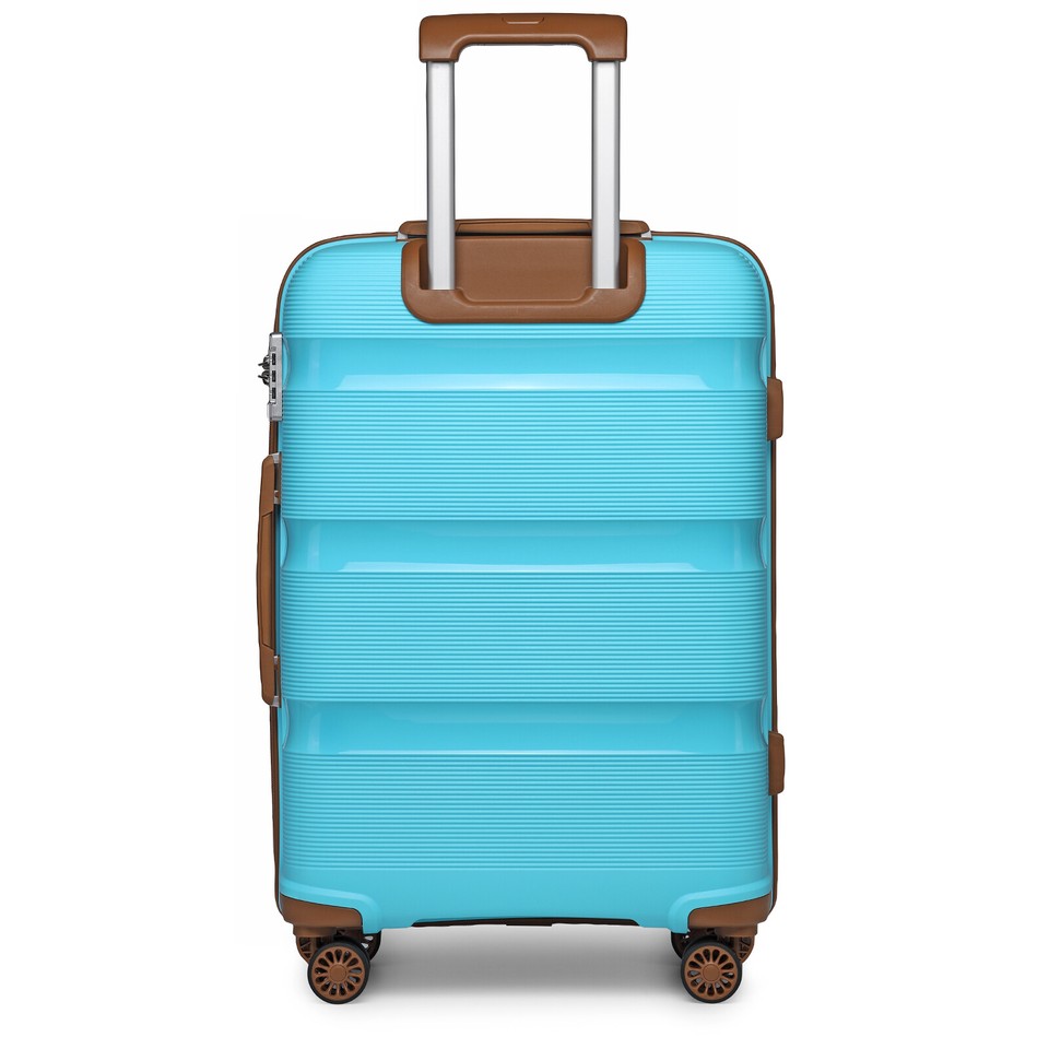 KONO 14/20/24/28Inch Polypropylene Cabin Luggage Travel Hard Shell ...