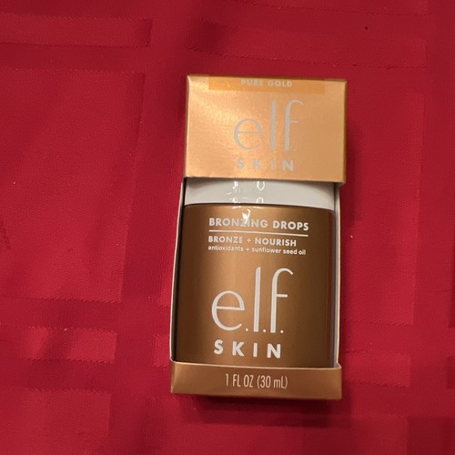 NEW ELF Skin Bronzing Drops Pure Gold Bronze 2 1oz 30mL Full Size | eBay