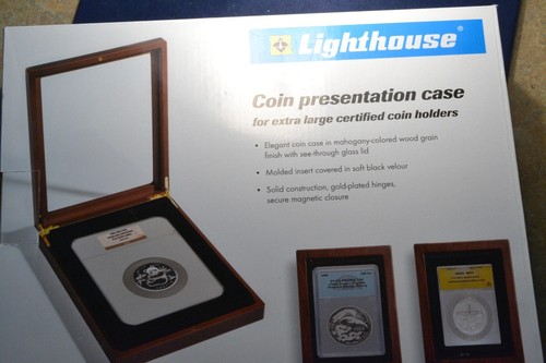 Lighthouse Coin Presentation Case Extra Large Certified Coin Holders ...