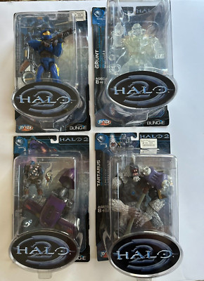 Halo 2 Series 3 Joyride Studios 2005 action figures VERY RARE 4/4 SET ...
