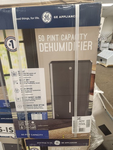 GE 50 Pint Portable Dehumidifier With Built In Pump APYR50LC | eBay