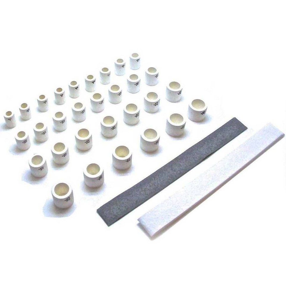 x30 Reusable Ceramic Ring Sizing Pellets Firing PMC Silver Art Clay ...