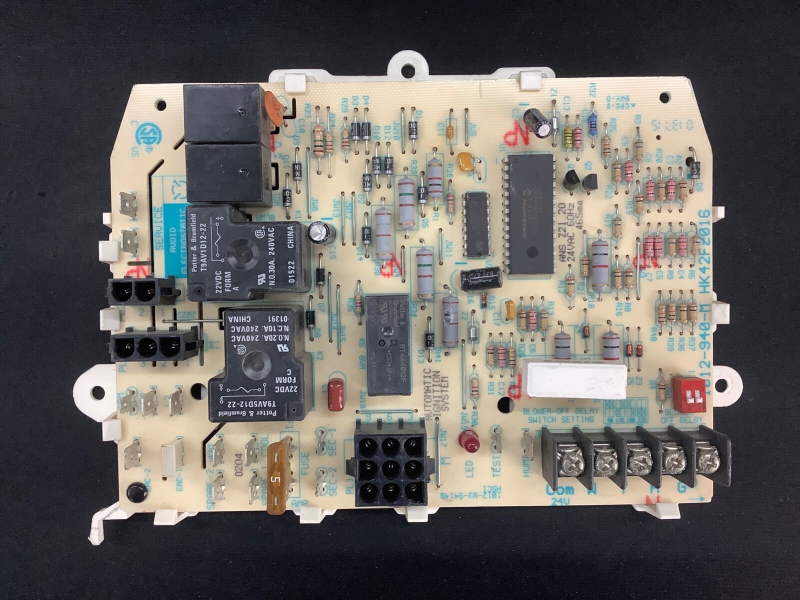 90-DAY WARRANTY HK42FZ016 Furnace Control Board 1012-940 Carrier Bryant ...