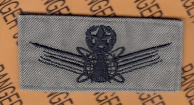 USAF Air Force Master Space Operations qualification wing Badge AFBU ...