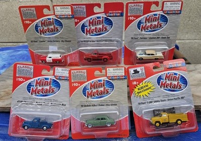 Classic Metal Works Mini Metals 1:87 HO Scale Lot of 6 Vehicles | eBay