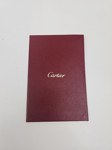 Cartier Certificate of Authenticity Red Folder Booklet Authentic | eBay UK