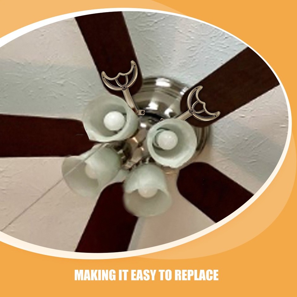 2 Pcs Ceiling Fan Parts Replacement T-brace for Fans Accessories ...