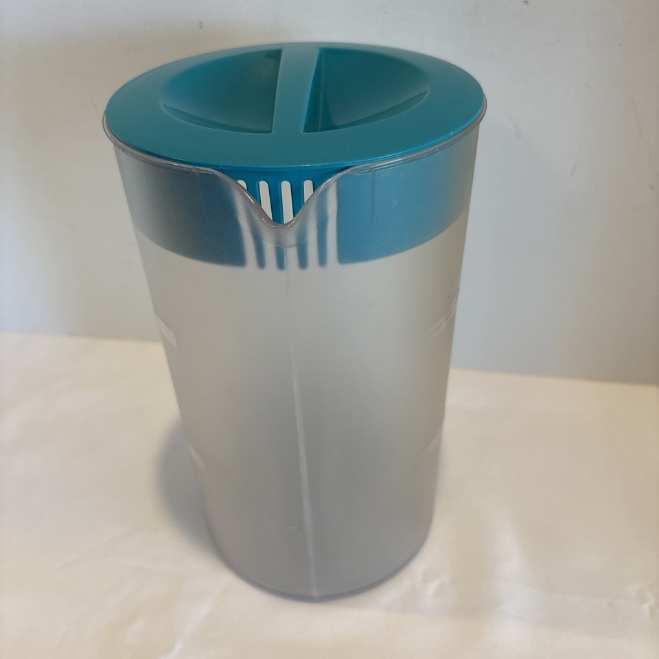 Mr. Coffee Iced Tea Maker Replacement 2 Quart Pitcher with TEAL Lid EUC ...