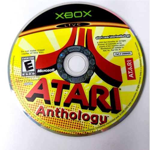 Atari Anthology Microsoft Xbox 2004 Disc Only Video Game Tested ...
