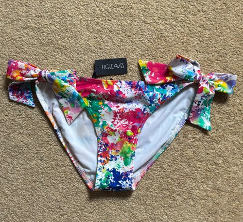 Figleaves Women’s Bikini Briefs Size 8 Multicoloured Swimwear BNWT ...
