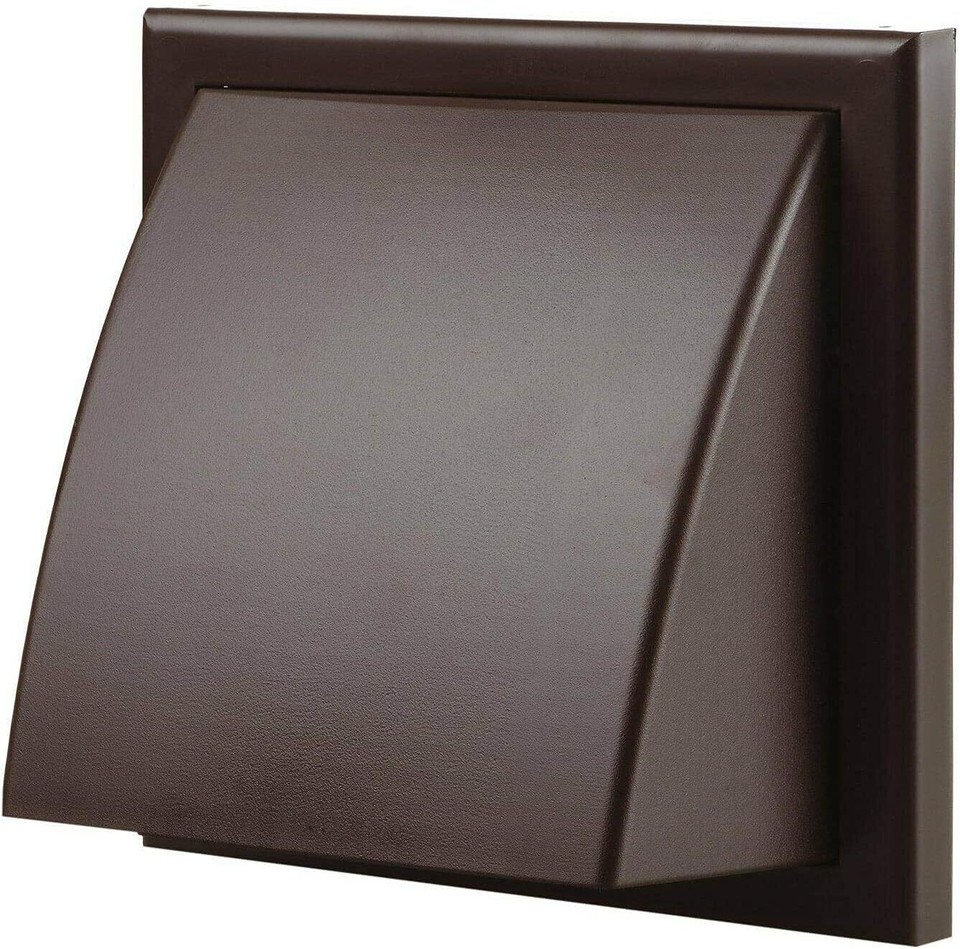 6 inch 150 mm Brown External Hooded Cowled Extractor Fan Kitchen Vent ...