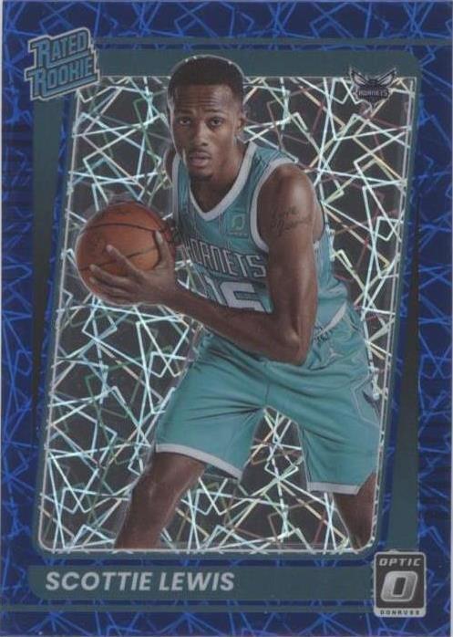 2021-22 Panini Donruss Optic - Rated Rookie Scottie Lewis #196 Blue ...