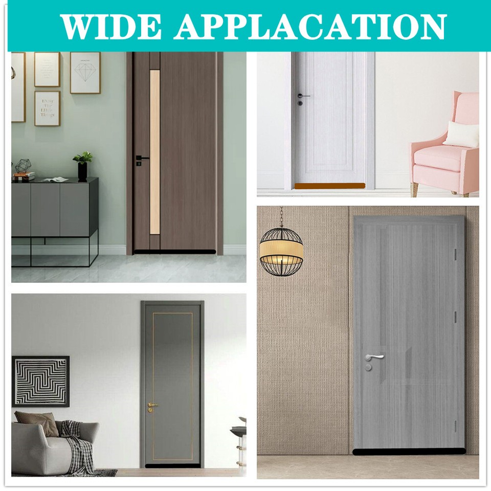 Under Door Sweep Stripping Door Bottom Seal Strip Draft Wind Stoppers ...