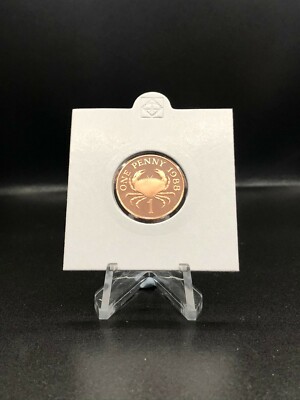 1988 Proof Crab Guernsey 1p One Pence | eBay UK
