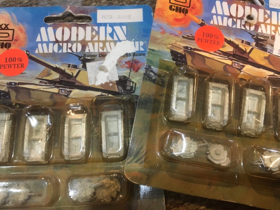 GHQ AVRE Centurion Engineer Modern Micro Armor Team 1/285 NATO UK 6mm ...