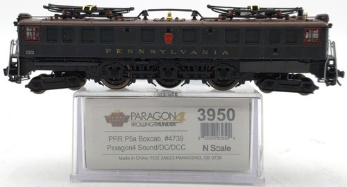 Broadway Limited 3950 N PRR Passenger Type P5a Boxcab #4739 with Sound ...