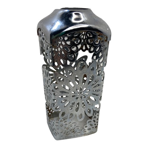 🍌 BATH & BODY WORKS Soap Dispenser Cover Silver Tone DAISY FLOWER ...