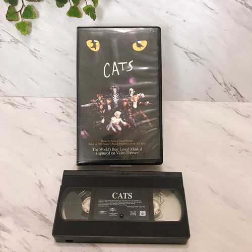 1998 Cats The Musical VHS Video-Tape with Clam Shell Andrew Lloyd ...