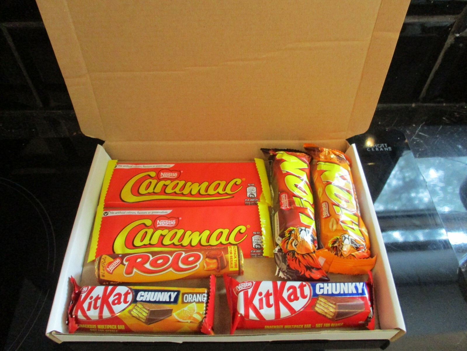 NESTLE CHOCOLATE HAMPER GIFT KIT KAT ROLO CARAMAC LETTERBOX | eBay ...