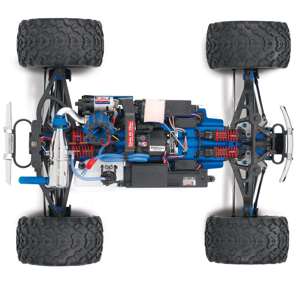 Traxxas 53097-3 - Revo 3.3 Nitro 1/10 4X4 Monster Truck RTR, Blue | eBay