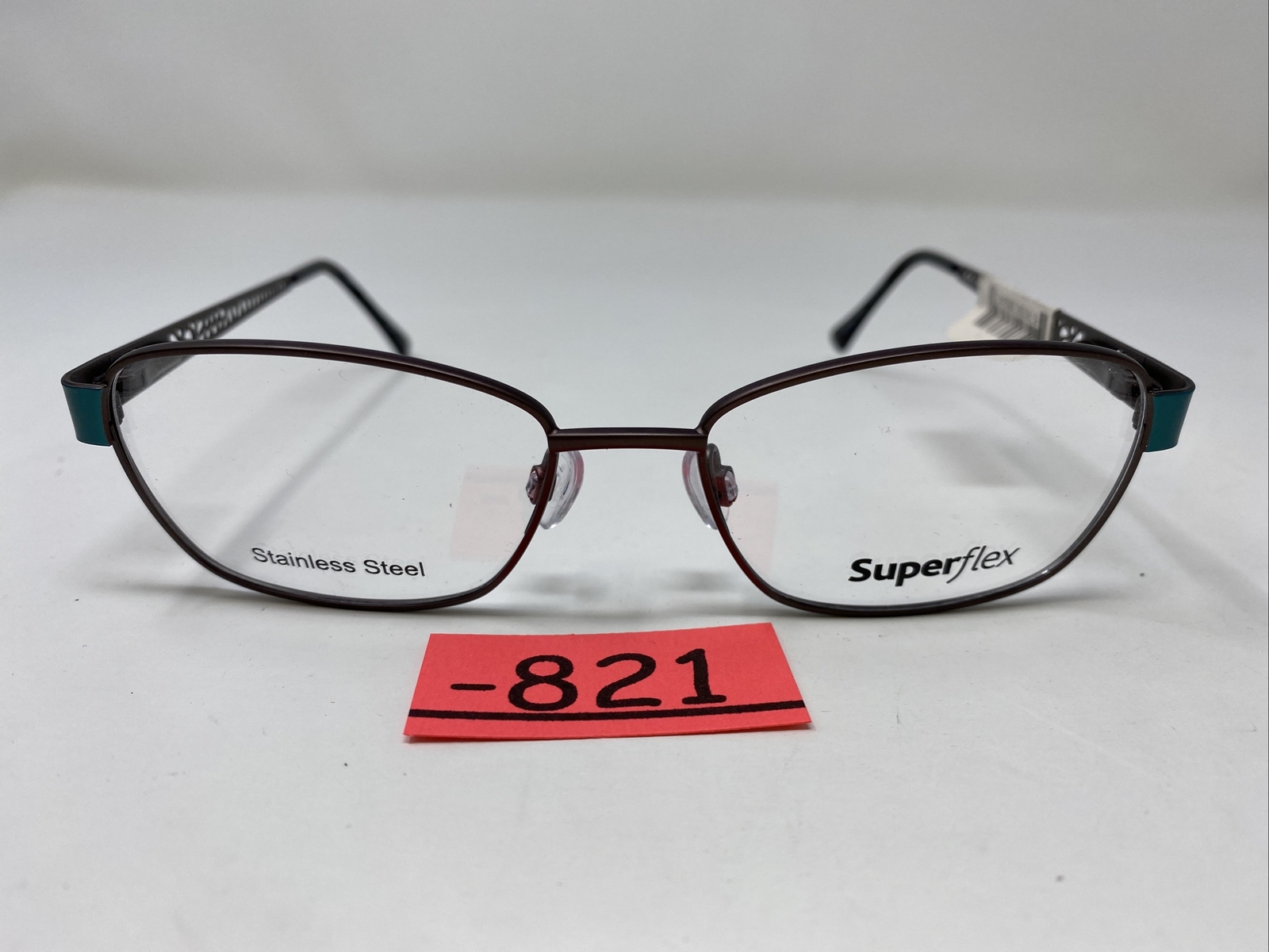 Superflex Eyeglasses Frame SF-545 M102 51-16-135 Brown/Blue Full Rim ...