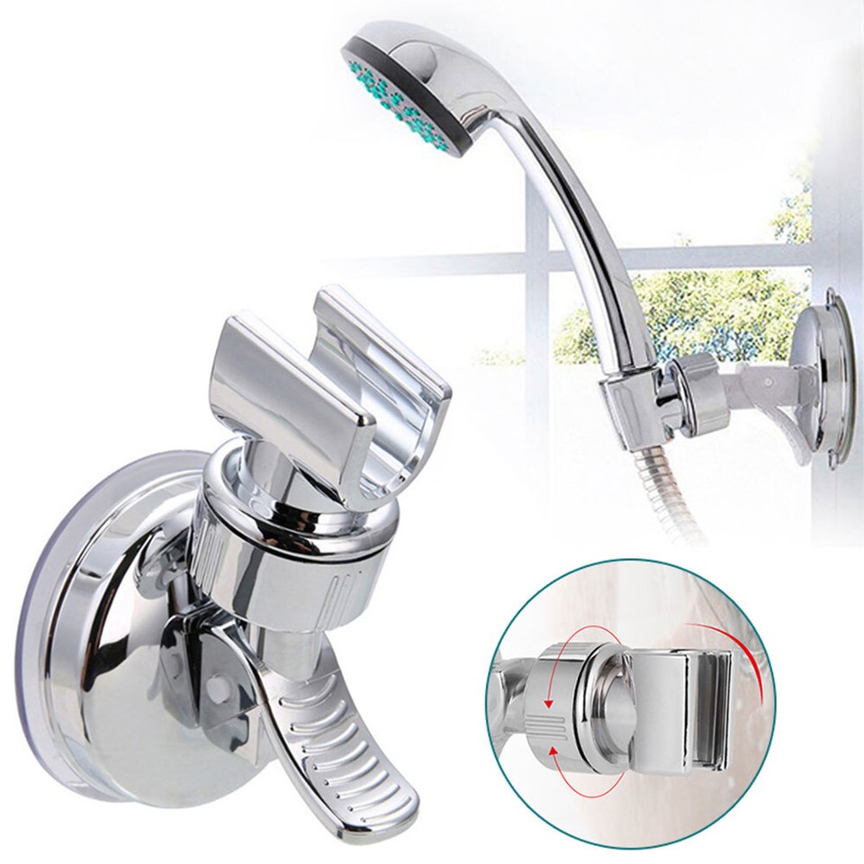 Handheld Shower Head Holder Suction cup Adjustable Wall Mounted ...
