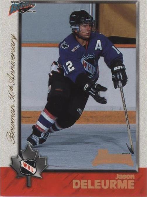 1998-99 Bowman CHL - Jason Deleurme #49 50th Anniversary /50 (RC) for ...