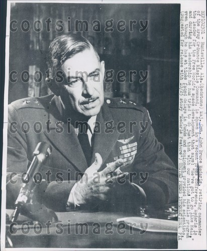 1959 US Army Maj General Bruce Medaris Redstone Arsenal Huntsville ...