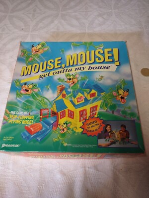 1994 MOUSE, MOUSE GET OUTTA MY HOUSE FLYING MICE FAMILY CHILDREN GAME ...
