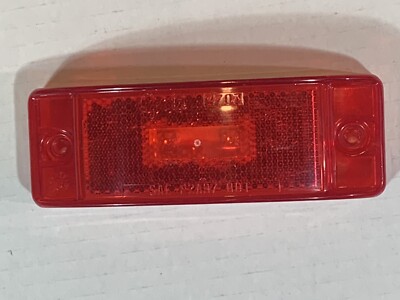 Grote 47072 Red REFLEX Marker LED Turtleback Light Supernova ~ RED Base ...