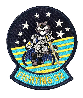 US NAVY VF-32 FIGHTING SWORDSMEN SQUADRON FULL COLOR PATCH N6 | eBay