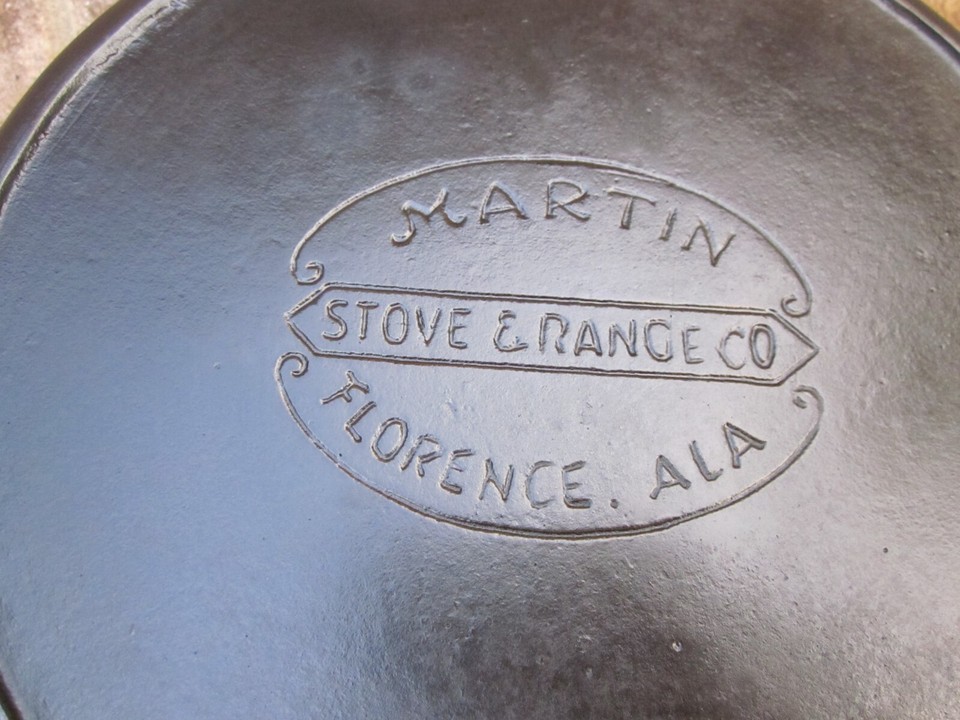 **VERY RARE** Martin Stove & Range #8 Cast Iron Safety Skillet Restored ...