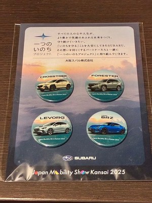 [Import duties included] SUBARU Pin Badge Set Japan Mobility Show 2025 ...